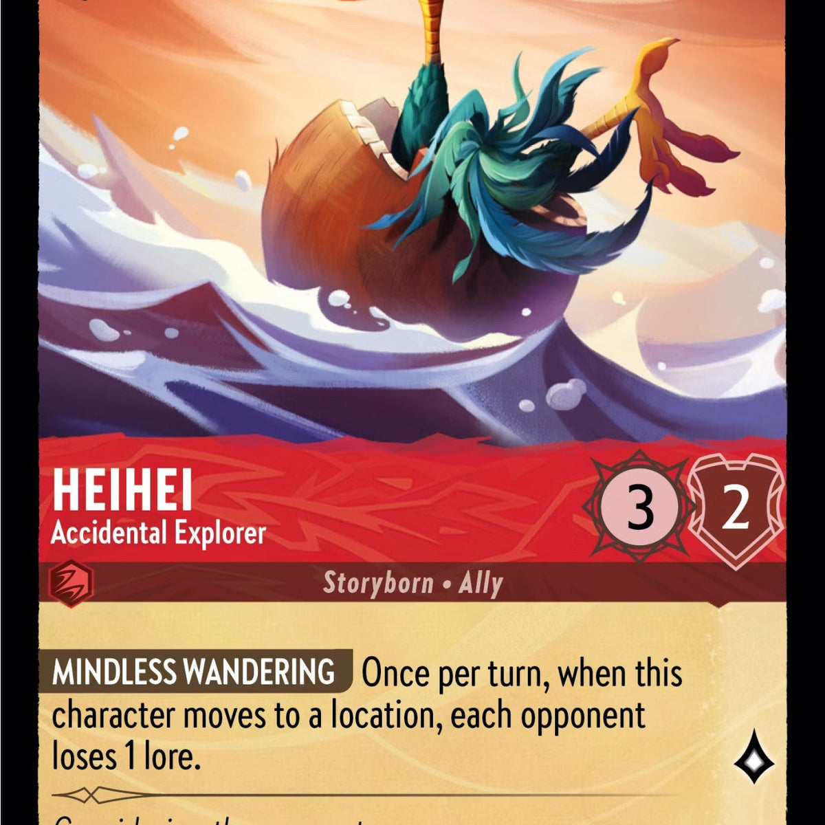 HeiHei - Accidental Explorer (107/204) - Into the Inklands [Uncommon] – Board Game Bliss