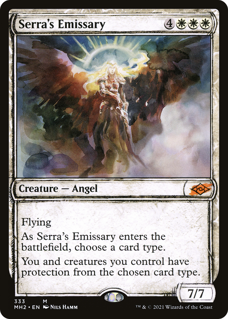 Serra's Emissary (MH2-333) - Modern Horizons 2: (Showcase) [Mythic] – Board Game Bliss