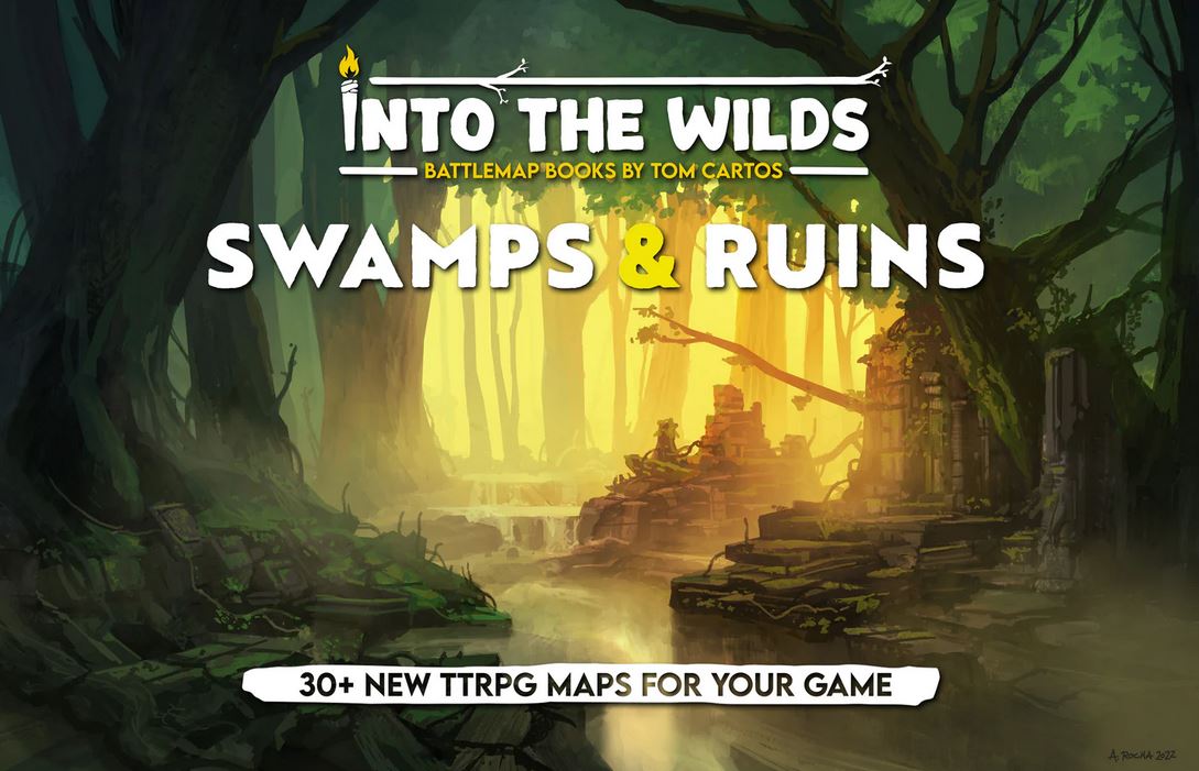 Into the Wilds Battlemap Books - Swamps & Ruins *PRE-ORDER* – Board ...