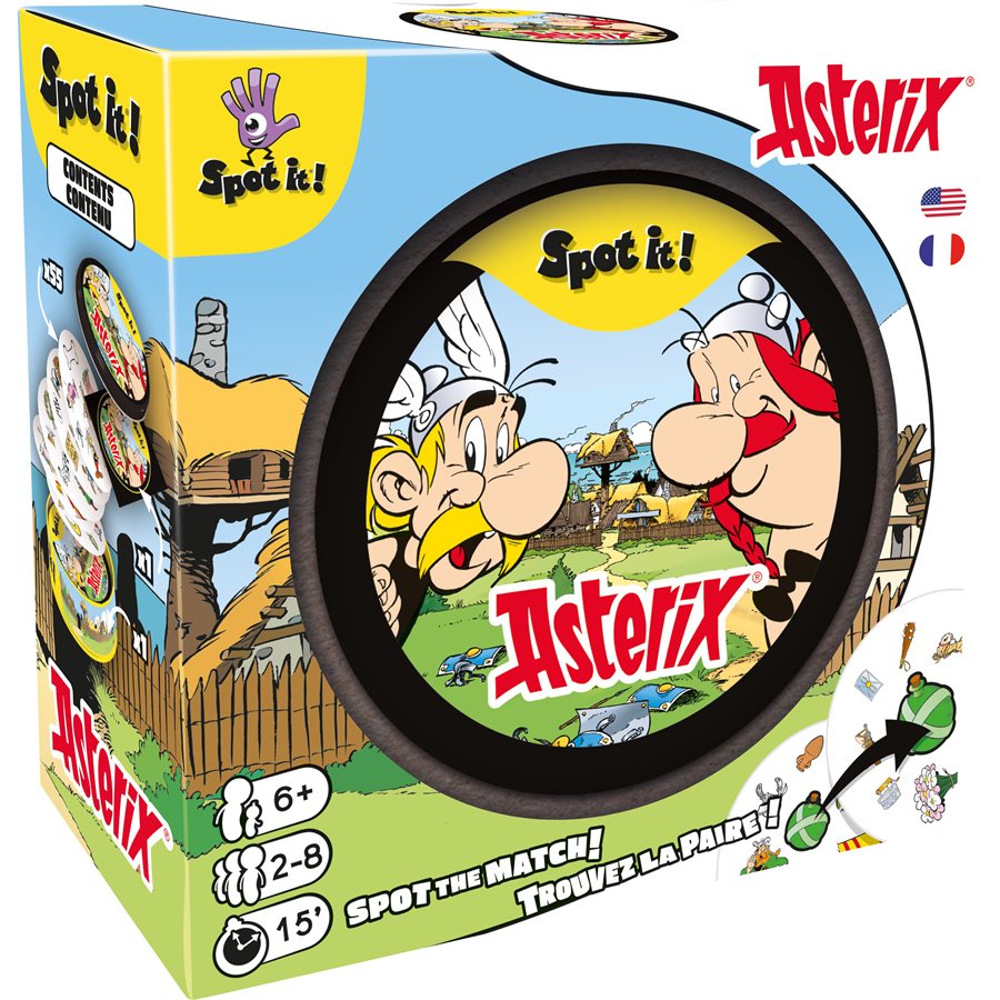 Spot it! Dobble - Asterix & Board Game & Board Game Bliss