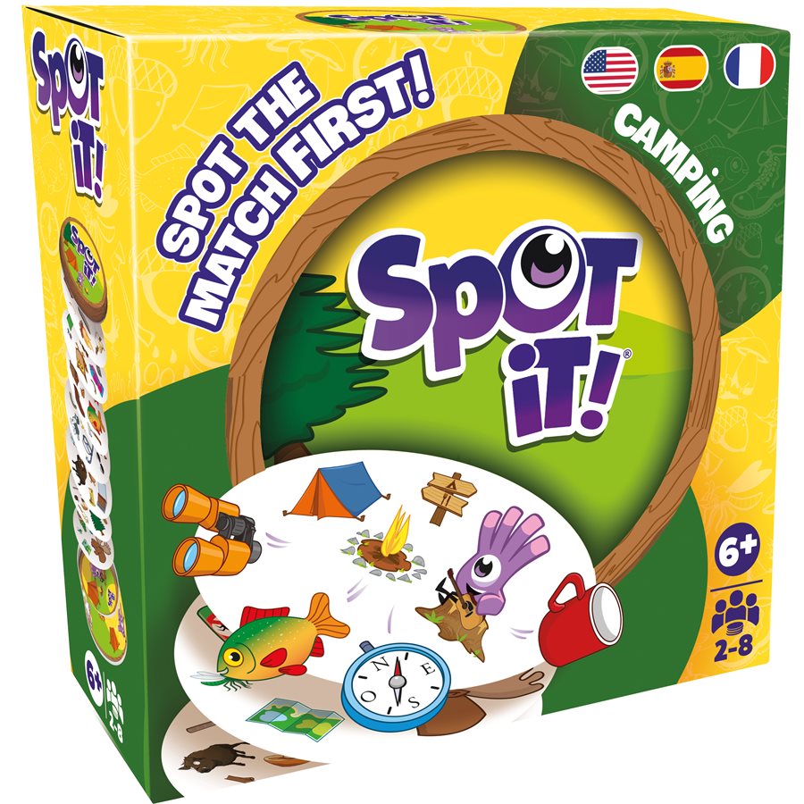 Spot it! Dobble - Camping (Eco Box) (New Edition) – Board Game Bliss