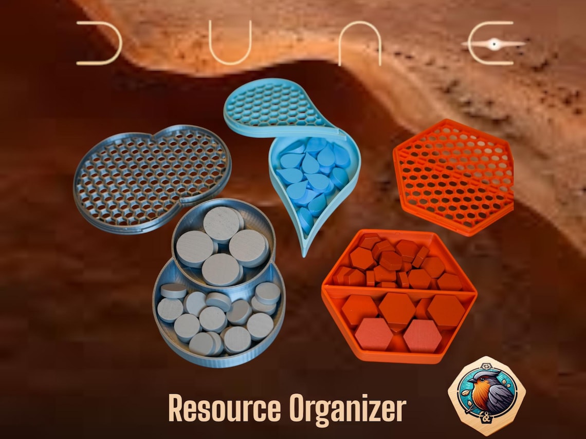 DUNE Imperium Resource Organizer – Board Game Bliss