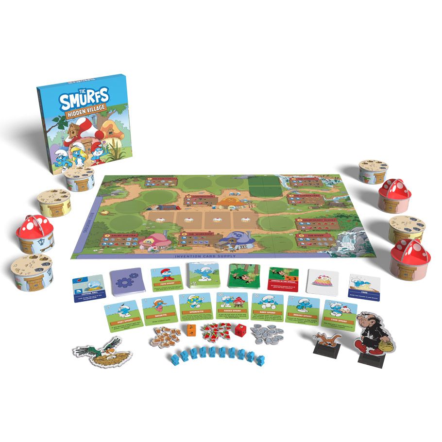 The Smurfs: Hidden Village *PRE-ORDER* & Board Game & Board Game Bliss