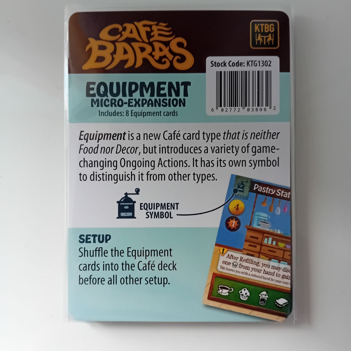 Café Baras: Equipment Micro-Expansion – Board Game Bliss