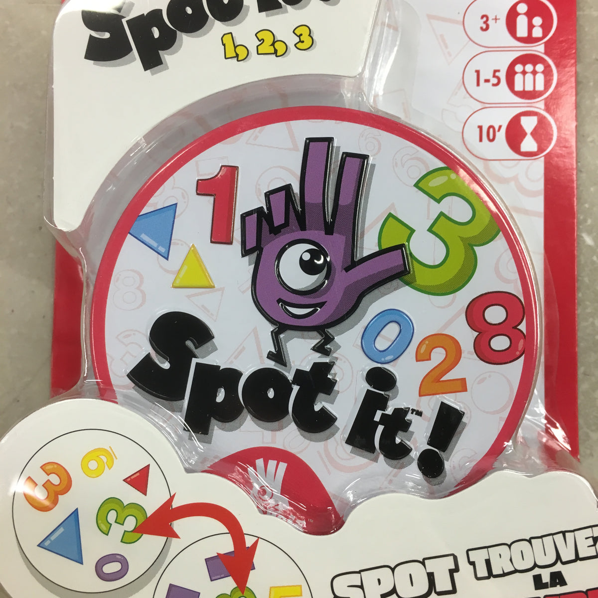 Spot It! Numbers & Shapes – Board Game Bliss