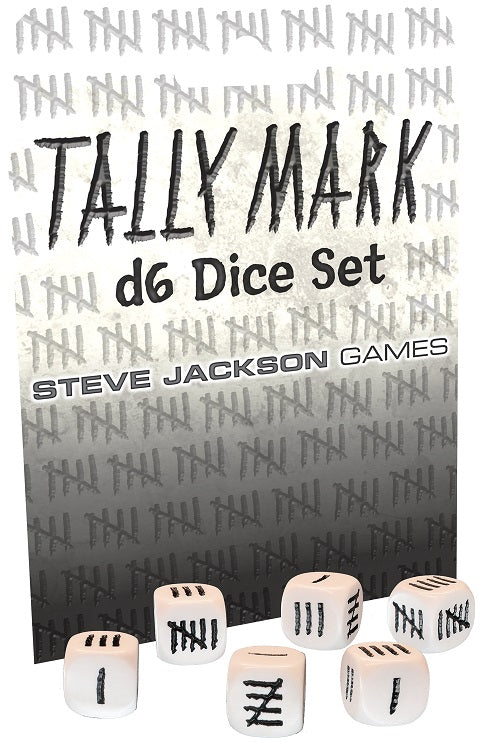 Tally Mark D6 Dice Set – Board Game Bliss