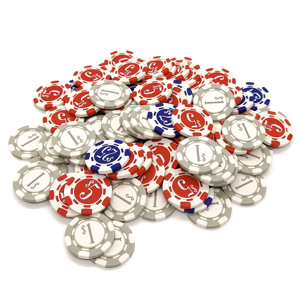 Age of Steam Deluxe: Set of 90 Poker Chips – Board Game Bliss