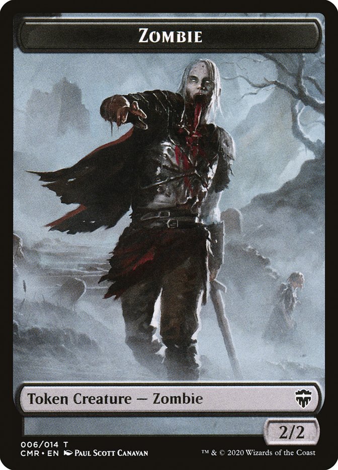Zombie (TCMR-006) - Commander Legends Tokens [Common] – Board Game Bliss