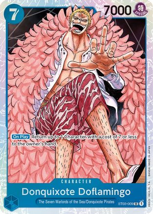 Donquixote Doflamingo (ST03-009) - Starter Deck 3: The Seven Warlords ...