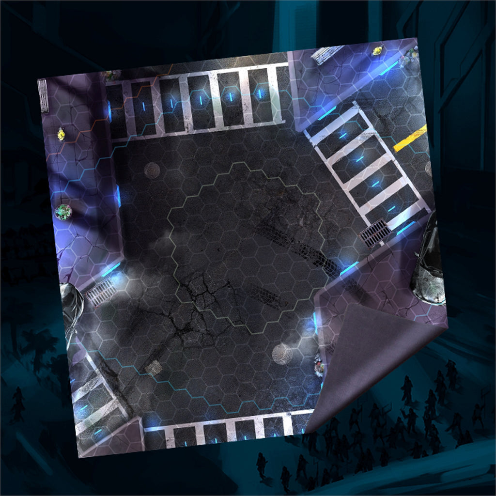 Omicron Protocol: Neoprene Playmat & Board Game & Board Game Bliss