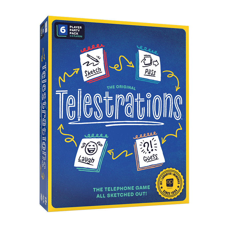 Telestrations: 6 Player Party Pack (Refresh) – Board Game Bliss