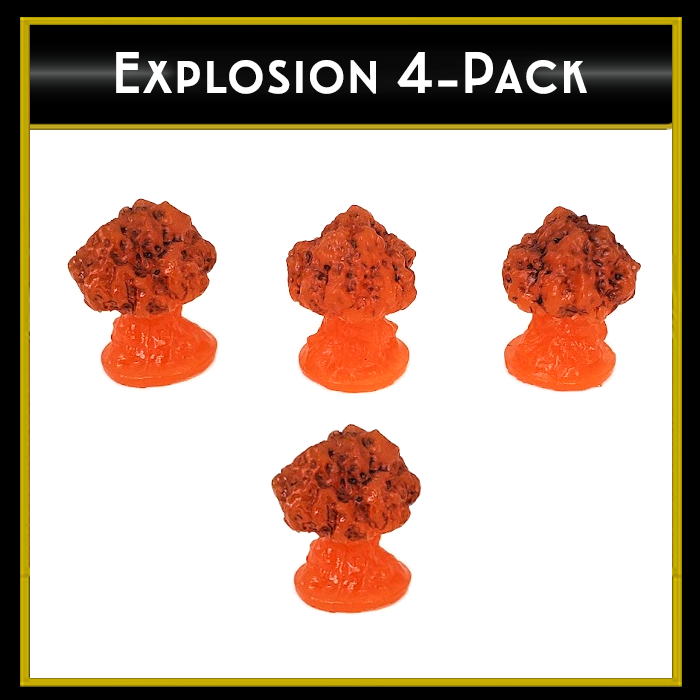Top Shelf Gamer - Explosion (set of 4) – Board Game Bliss