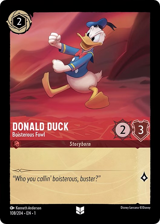 Donald Duck - Boisterous Fowl (108/204) - The First Chapter [Uncommon ...