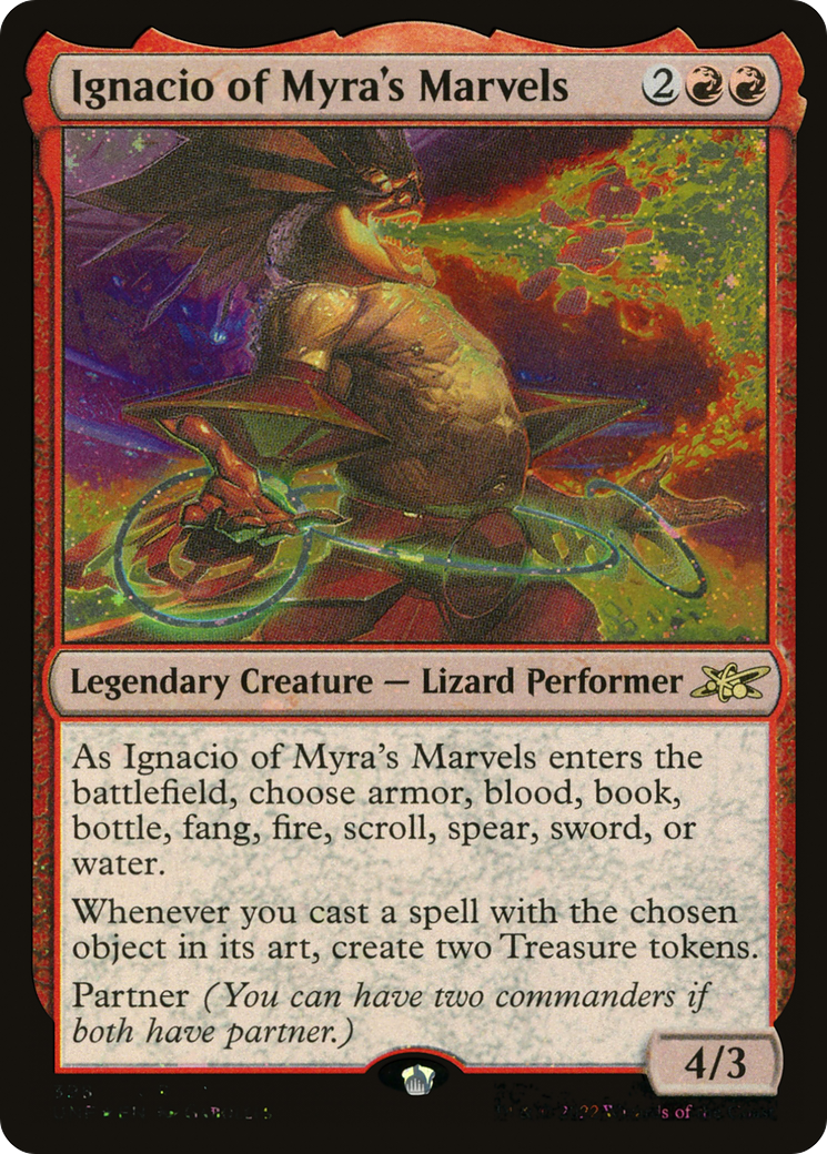 Ignacio of Myra's Marvels (UNF-398) - Unfinity Galaxy Foil [Rare ...
