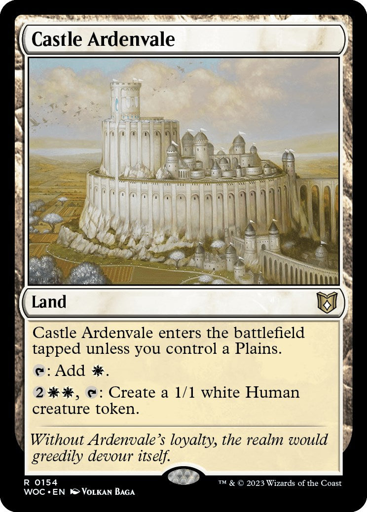 Castle Ardenvale (WOC-154) - Wilds of Eldraine Commander [Rare] – Board ...