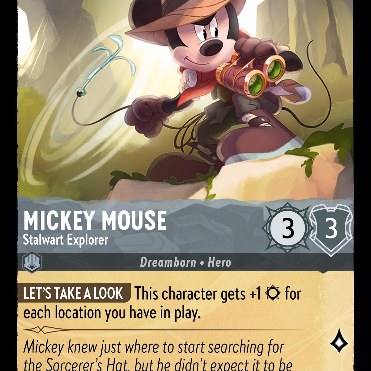 Mickey Mouse - Stalwart Explorer (181/204) - Into the Inklands [Common ...