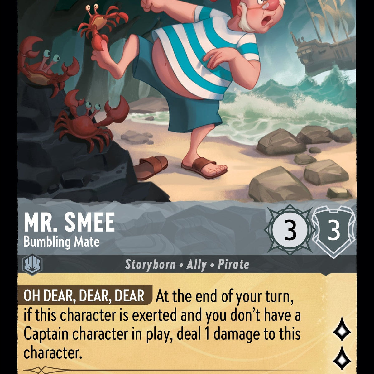 Mr. Smee - Bumbling Mate (184/204) - Into the Inklands [Uncommon ...