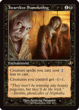 Heartless Summoning (Retro Frame) (INR-383) - Innistrad Remastered [Ra ...