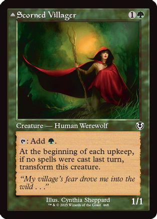 Scorned Villager (Retro Frame) (INR-468) - Innistrad Remastered Foil ...