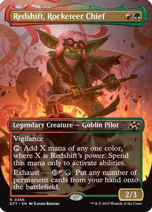 Redshift, Rocketeer Chief (Borderless) (DFT-366) - Aetherdrift Foil [R ...