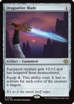 Dragonfire Blade (TDM-240) - Tarkir: Dragonstorm Foil [Rare] – Board ...