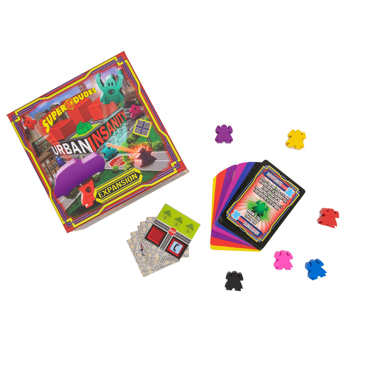 Urban Insanity Expansions - Superdudes – Board Game Bliss