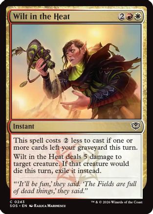 Wilt in the Heat (SOS-243) - Secrets of Strixhaven [Common] – Board ...