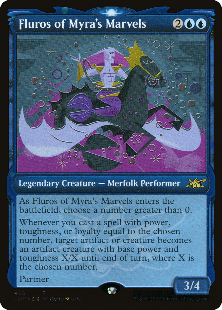 Fluros of Myra's Marvels (UNF-498) - Unfinity: (Showcase) Galaxy Foil ...