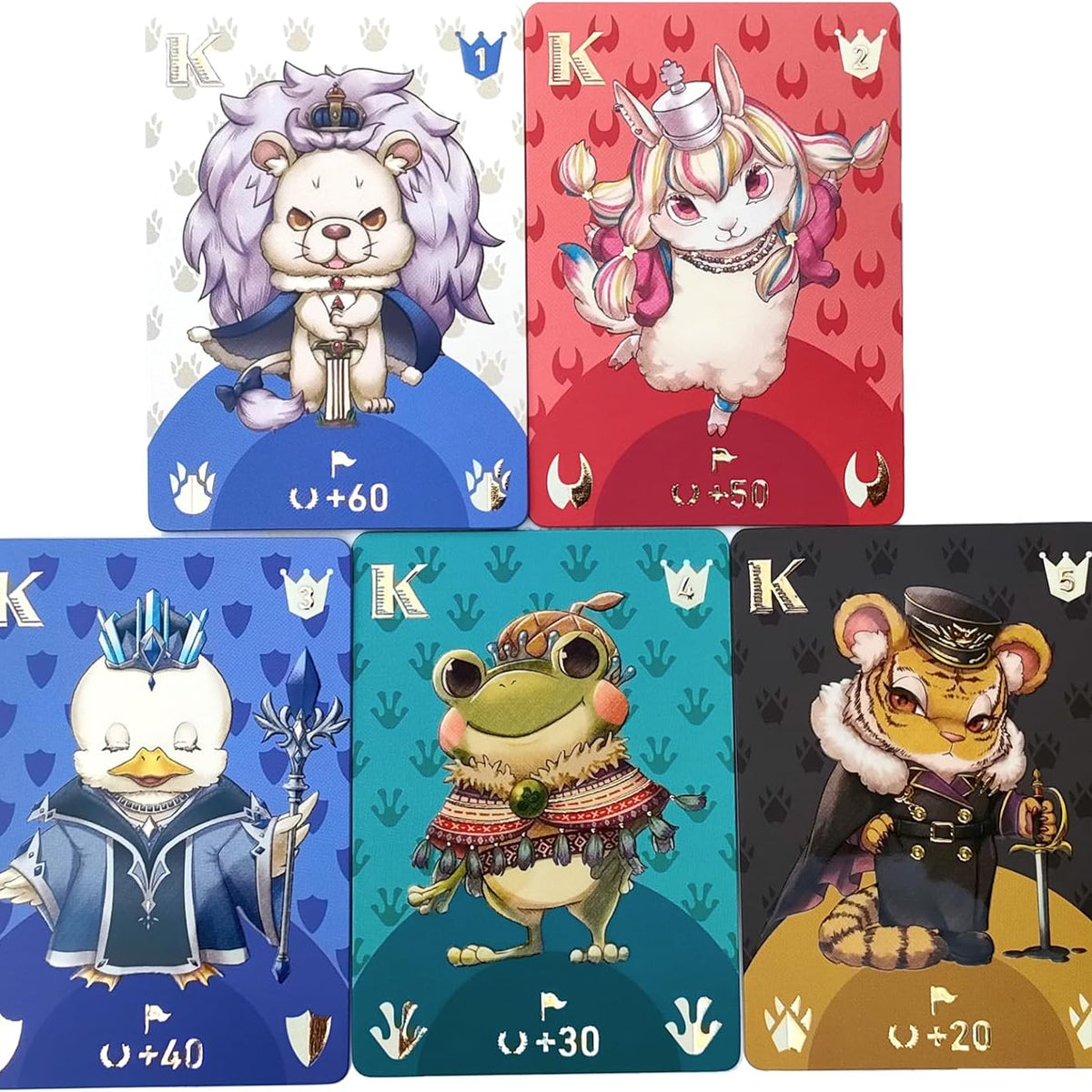 KINGs: TRICKTAKERs: Deluxe King Cards - Set of 5 (Japanese Import) (No ...