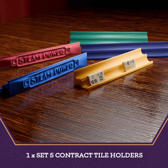 Steam Power: Contract Tile/Card Holder – Board Game Bliss