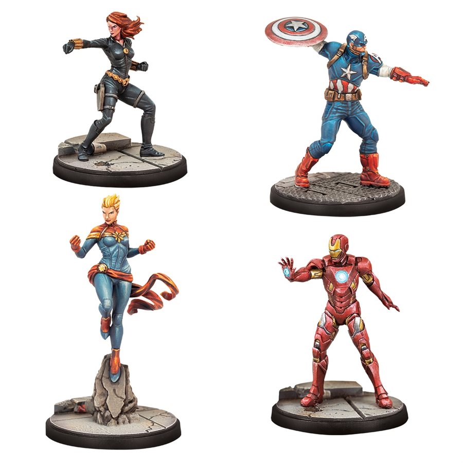 Marvel: Crisis Protocol – Avengers Affiliation Pack – Board Game Bliss