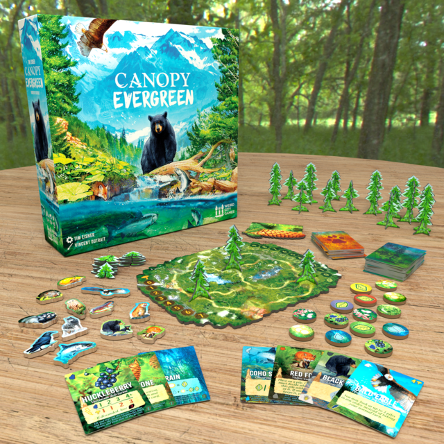 Canopy: Evergreen (Deluxe Edition) – Board Game Bliss