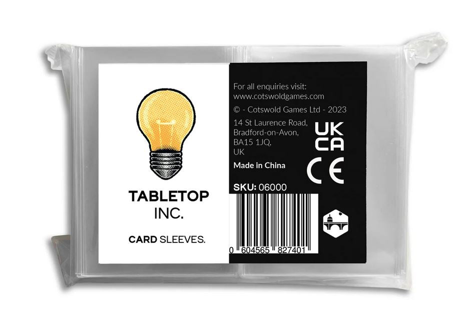 Tabletop Inc - Card Sleeves *PRE-ORDER* – Board Game Bliss