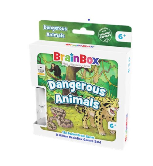 BrainBox Pocket: Dangerous Animals – Board Game Bliss
