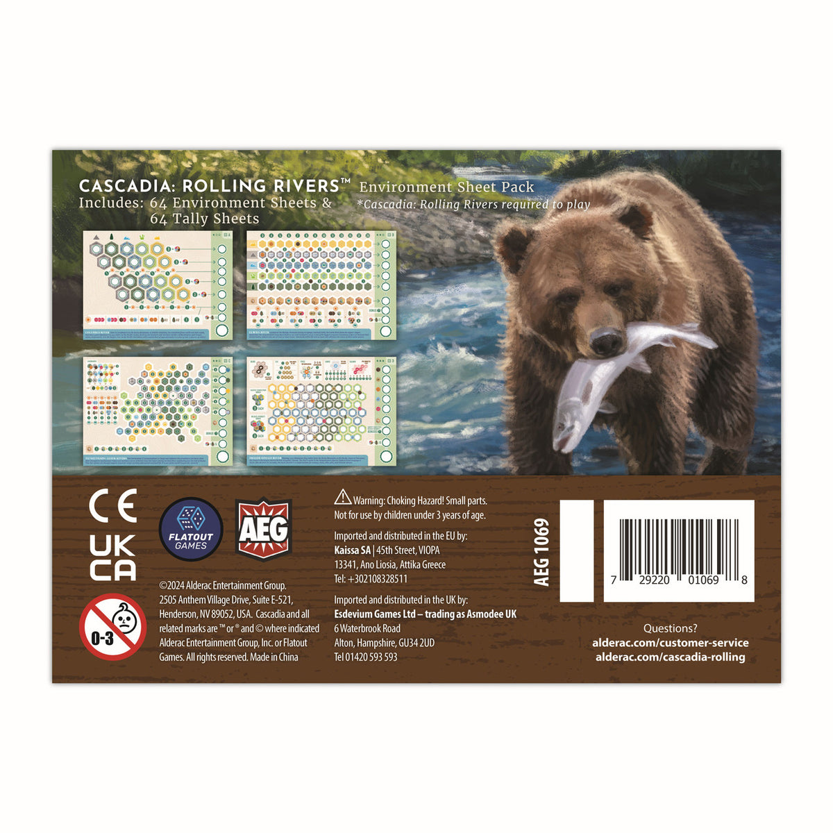 Cascadia: Rolling Rivers Replacement Environment & Tally Sheets – Board ...