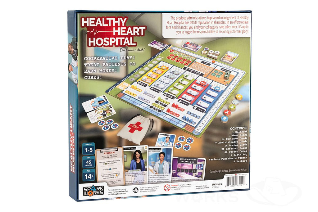 Healthy Heart Hospital (New Edition) & Board Game & Board Game Bliss
