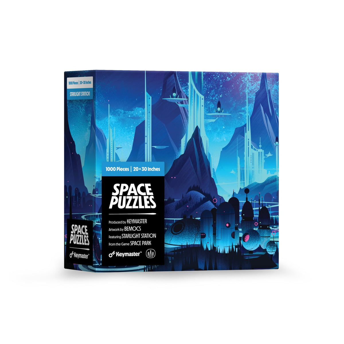 Space Puzzle - Starlight Station (1000 Pieces) – Board Game Bliss