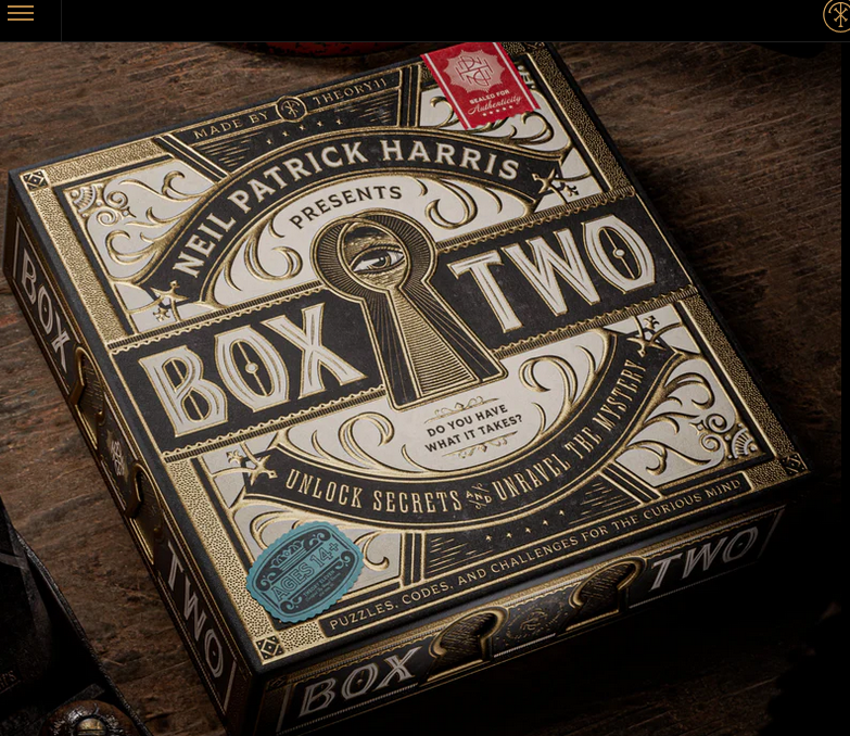 Theory 11: Playing Cards: Box Two by Neil Patrick Harris (Box Damage ...