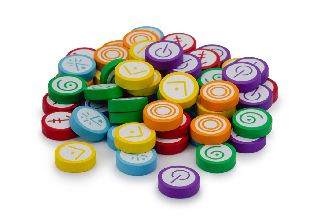 Vantage Wooden Skill Tokens – Board Game Bliss