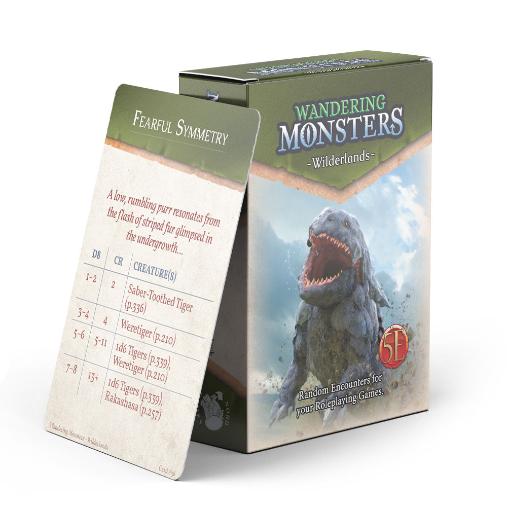 Dungeons & Dragons 5E - Wandering Monsters Deck: Wilderlands – Board ...