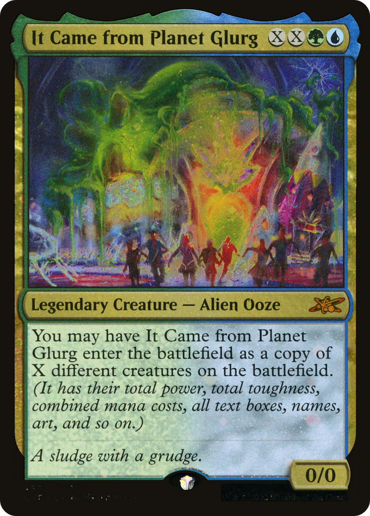 It Came from Planet Glurg (UNF-455) - Unfinity Galaxy Foil [Mythic ...
