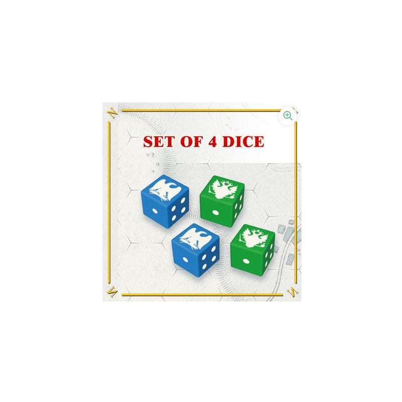 Battles of Napoleon: Volume I – EYLAU 1807: Special Dice – Board Game Bliss