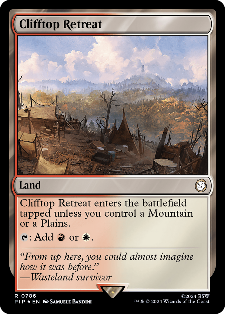 Clifftop Retreat (Surge Foil) (PIP-786) - Fallout Surge Foil [Rare ...
