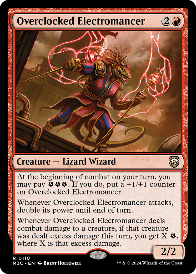Overclocked Electromancer (M3C-110) - Modern Horizons 3 Commander Foil ...
