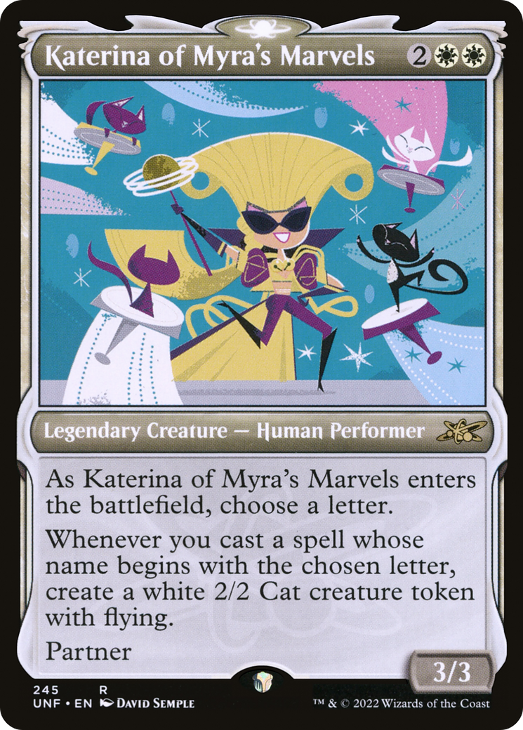 Katerina of Myra's Marvels (UNF-245) - Unfinity: (Showcase) [Rare ...