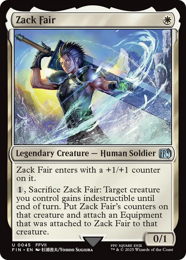 Zack Fair (FIN-045) - FINAL FANTASY [Uncommon] – Board Game Bliss