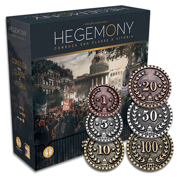 Moedas & Co Coin Set - Hegemony Set – Board Game Bliss