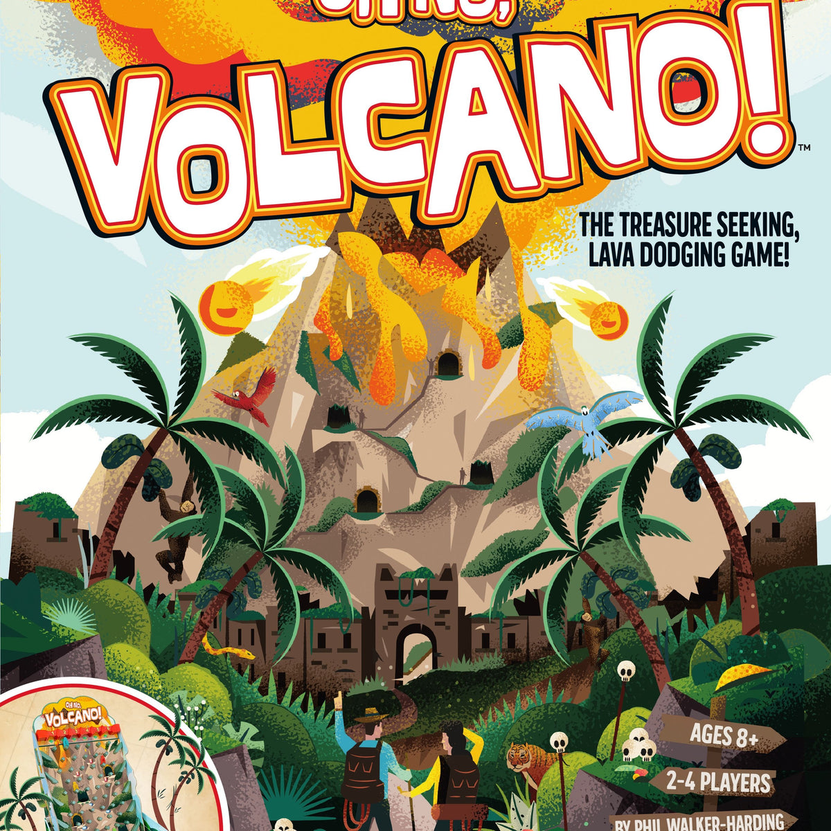 Oh No, Volcano! – Board Game Bliss