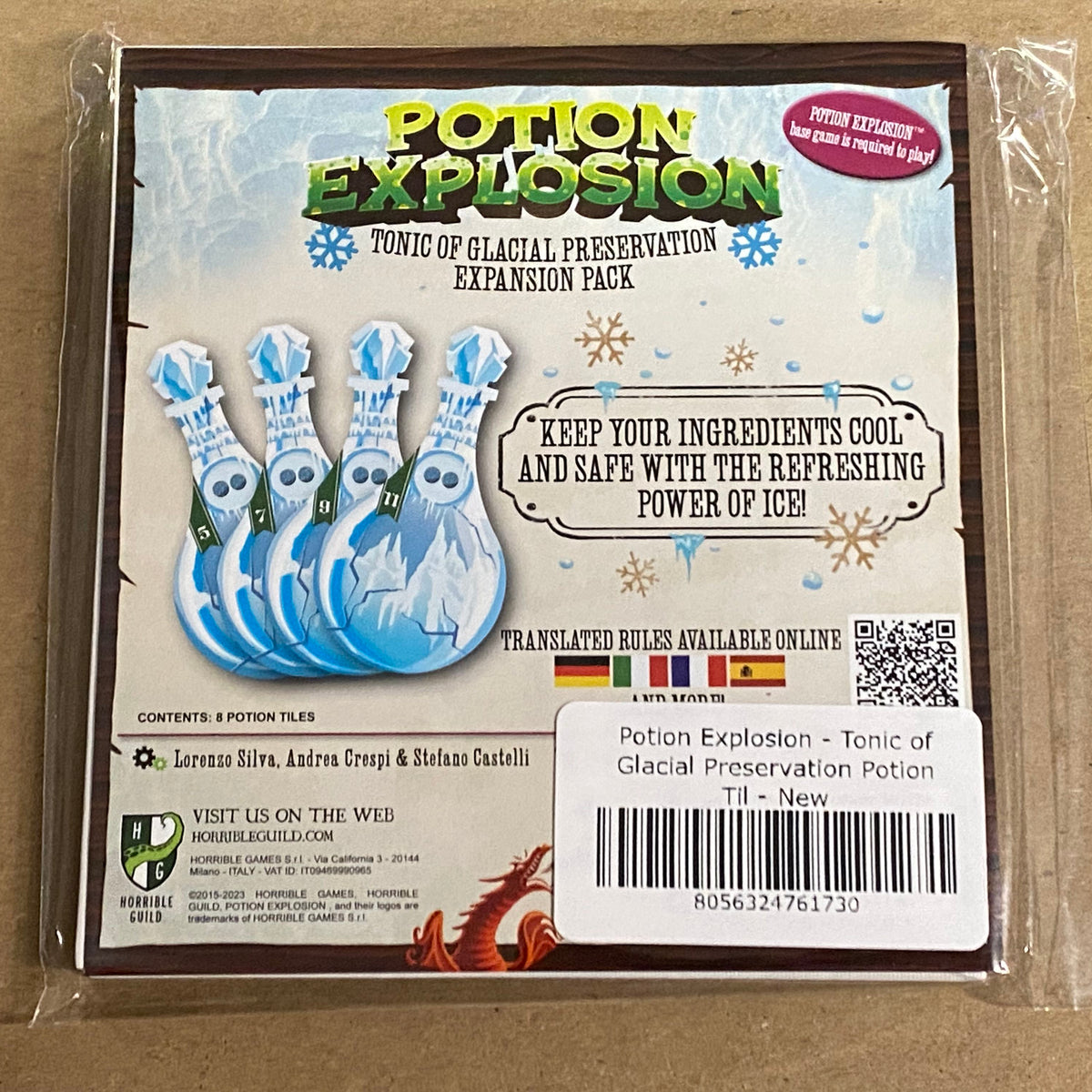 Potion Explosion: Tonic of Glacial Preservation – Expansion Pack ...