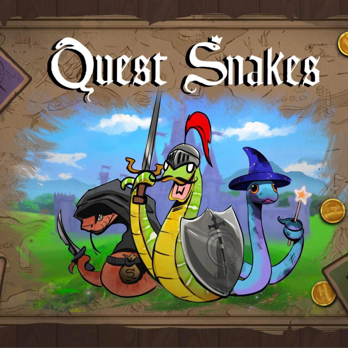 Quest Snakes (Deluxe Edition) – Board Game Bliss